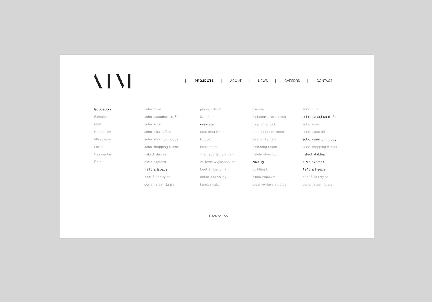 AIM - Architecture Company Web Design | 🦍 𝕃𝕆ℝ𝔻𝔼𝕐𝕊